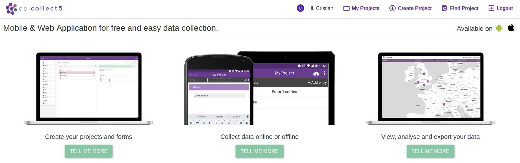Data Collection with Epicollect5